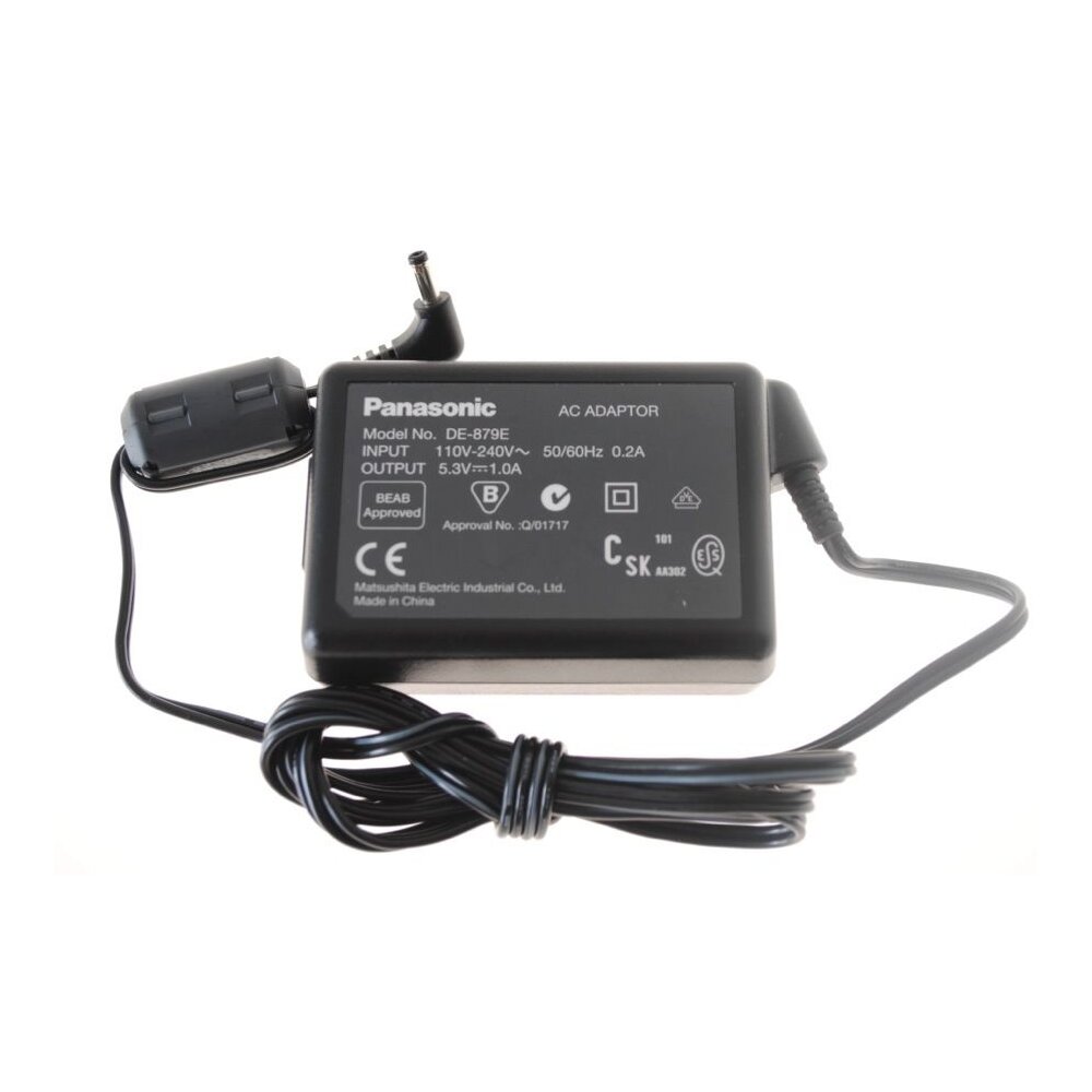 Netzteil Panasonic AC Adaptor DE-879E 5.3V---1.0A 110-240V~50/60Hz 0.