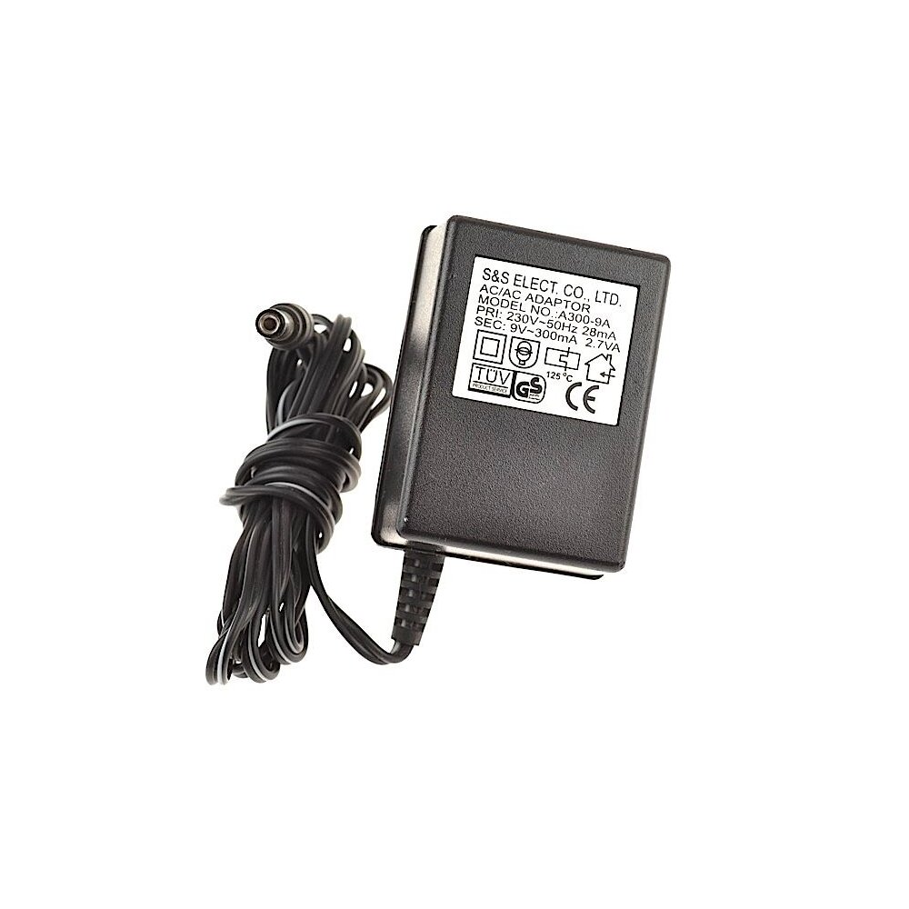 Original Netzteil AC/AC Adaptor S&S A300-9A 9V~300mA 2.7VA 230V~50Hz