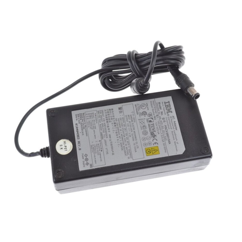 Original Netzteil AC Adapter IBM PSCV360104A 12v 3,0a für 9511-XXX