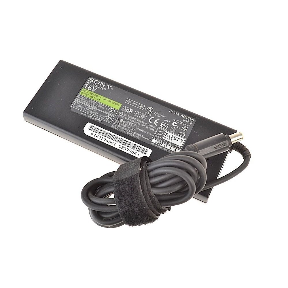Original Netzteil AC Adapter Sony PCGA-AC16V6 16V-4A