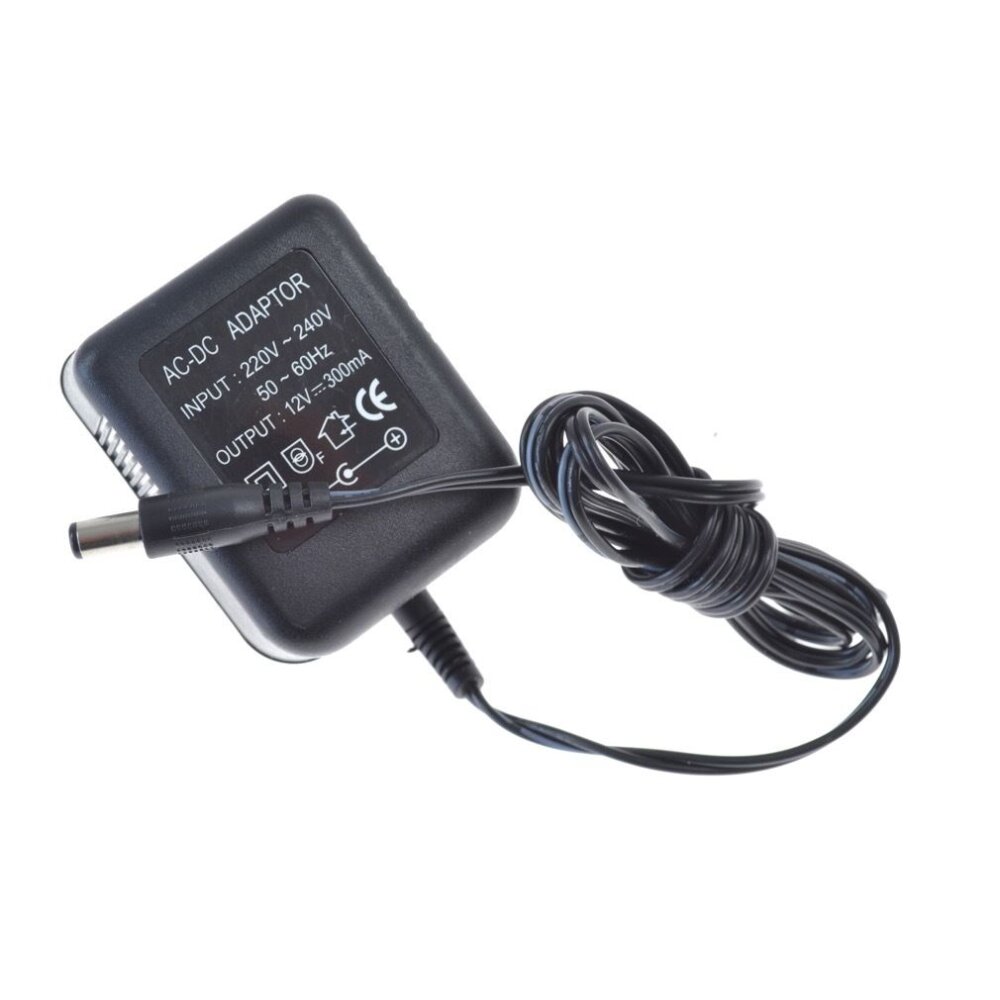 Original Netzteil AC-DC Adaptor Output. 12V-300mA Stecker: 5,5x2,1mm