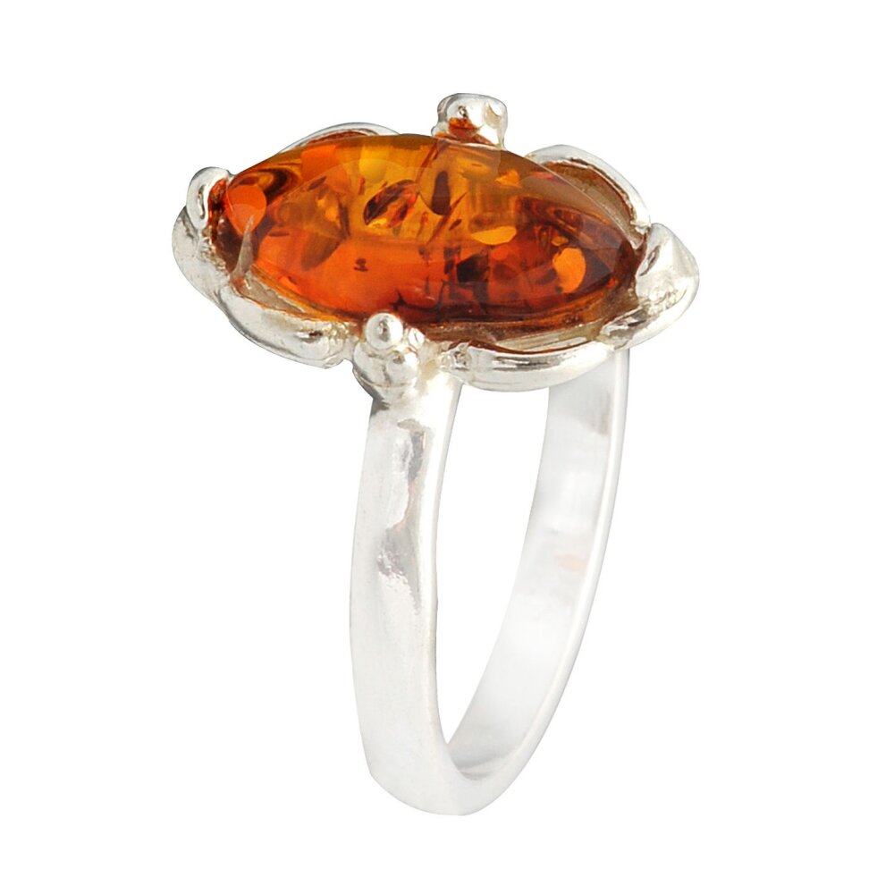 Ring Bernstein Amber Silber 925 (Nr16433)