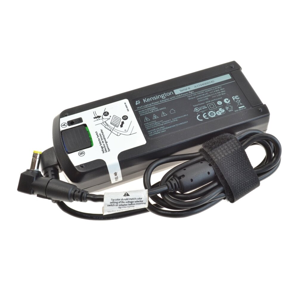 Universal Netzteil Kensington M01100 Output:16V-19V-5V Stecker 5,5x2,