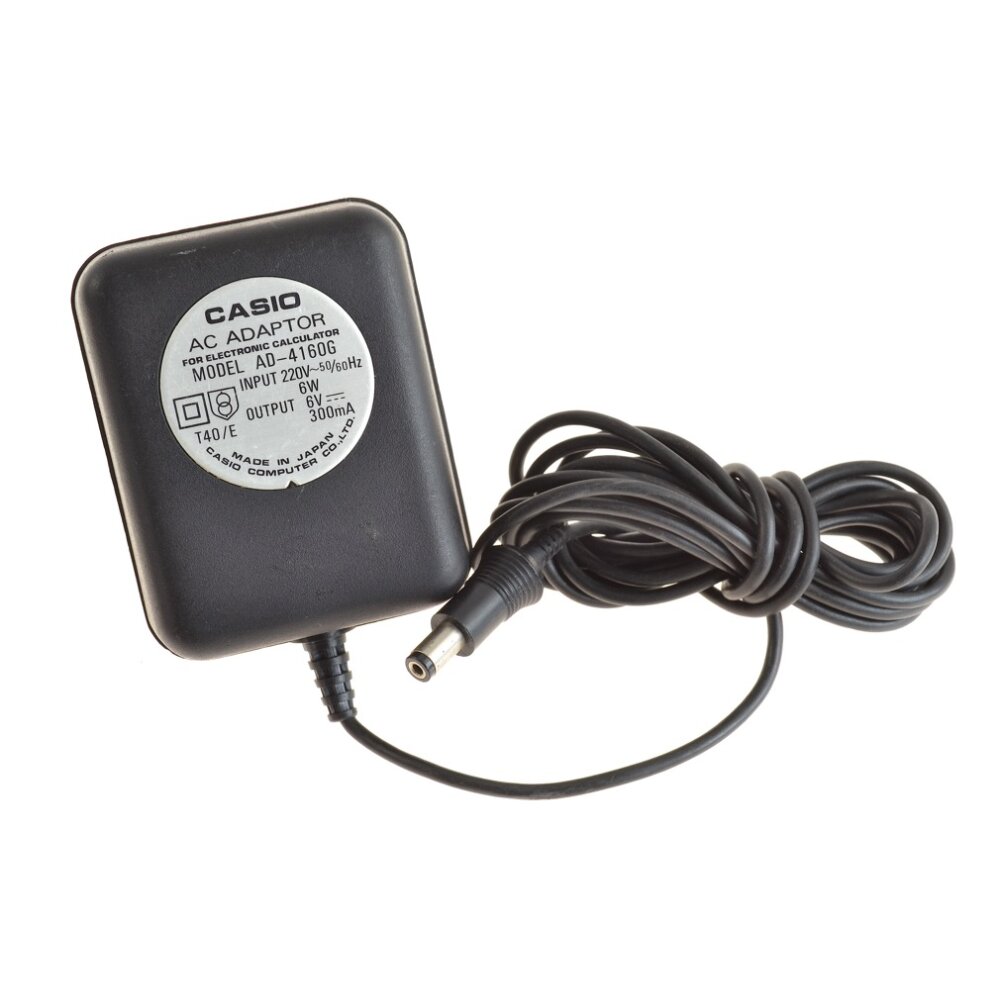 Original Netzteil Casio AD-4160G Output:6V-300mA für Casiotone MT-18
