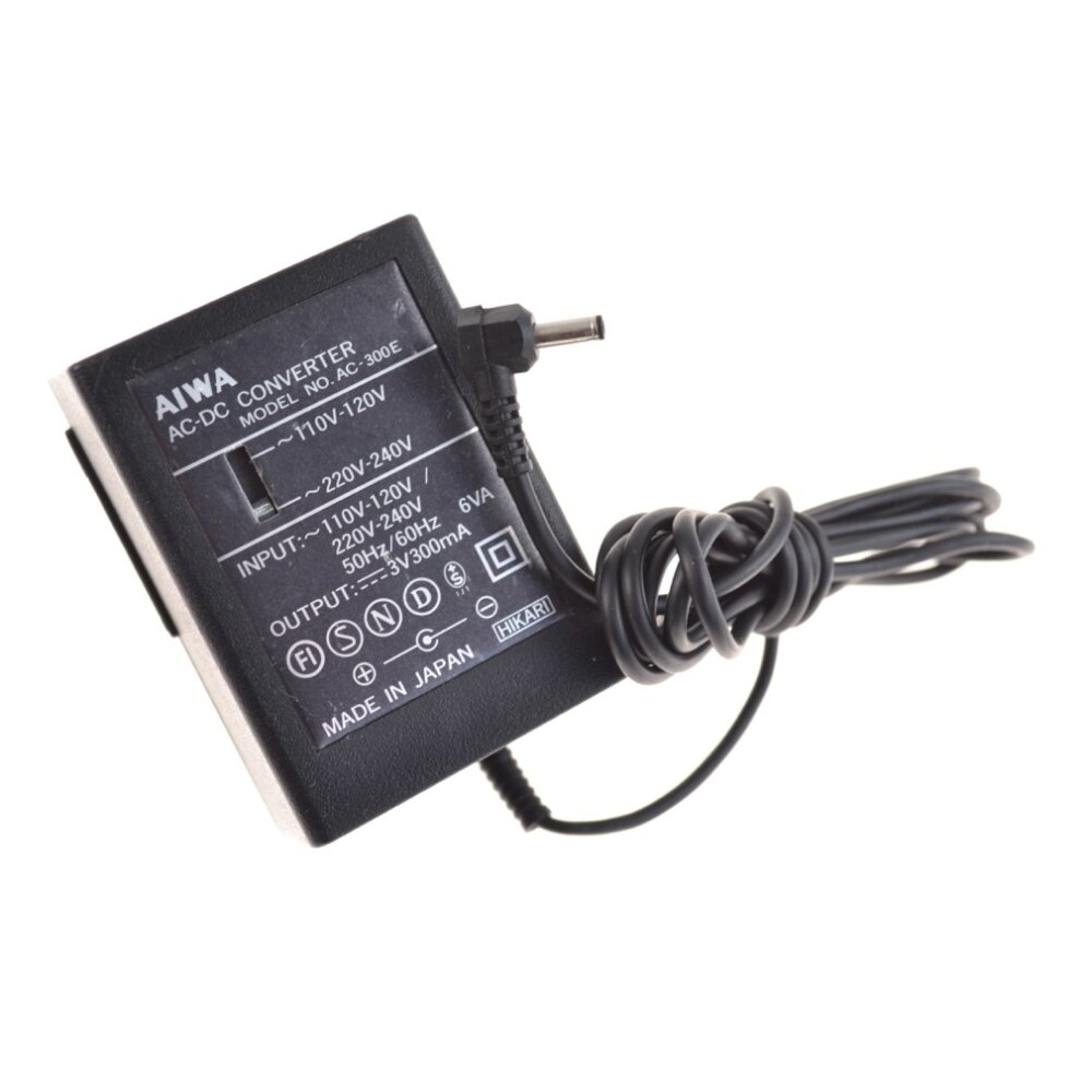 Original Netzteil Aiwa AC-DC Converter AC-300E Output: 3V-300mA