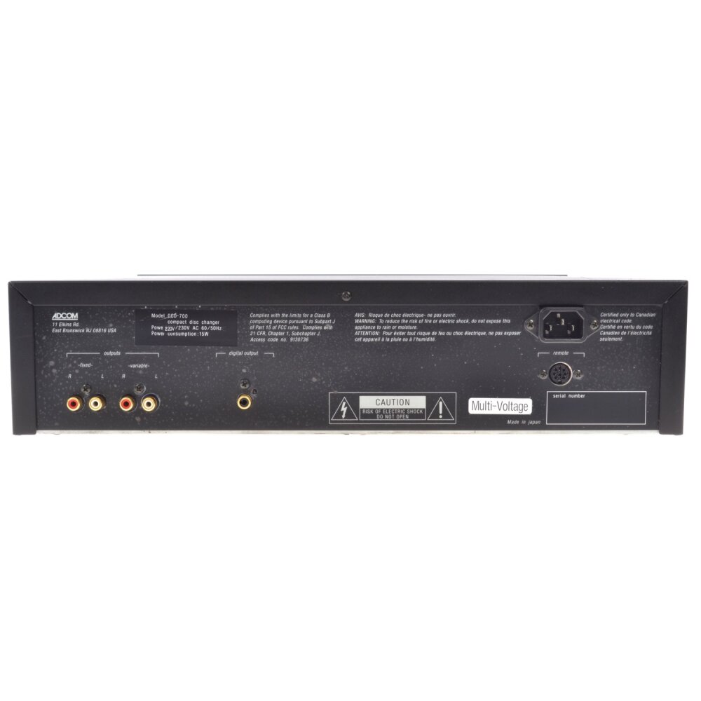 Adcom GCD-700 CD Player 5-CD-Wechsler