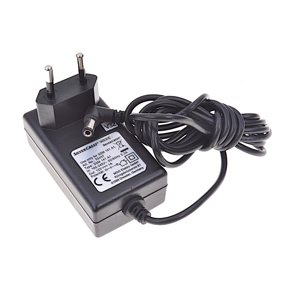 Original Netzteil Silver Crest 56457 Output: 12V-1A für SSM 141 A1
