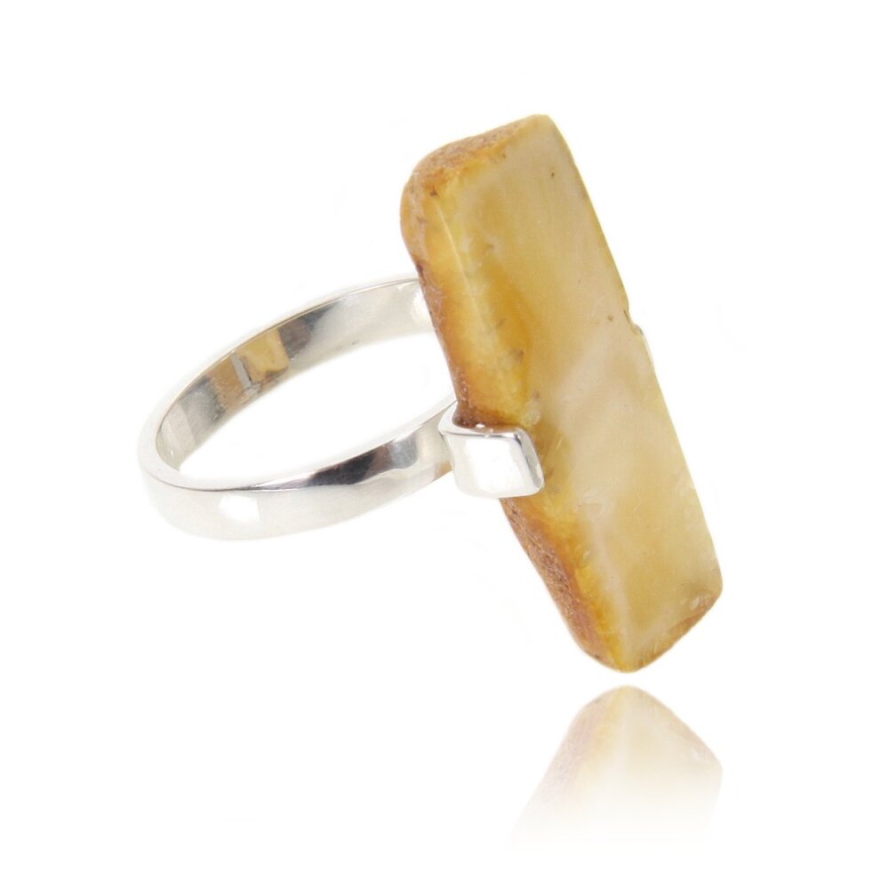 Ring Bernstein Bernsteinring Amber Silber 925 Unikat Handarbeit (Nr22