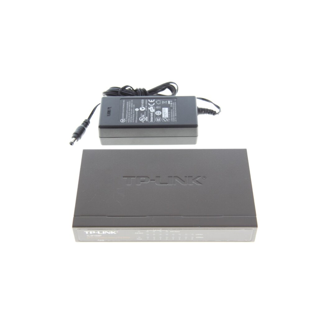TP-Link TL-SF1008P 8-Port-10/100Mbit/s-Desktop-Switch mit 4 PoE-Ports