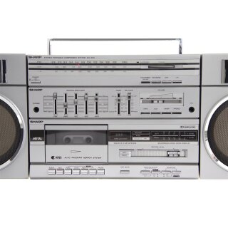 Sharp GX-300 Stereo Cassette Recorder Radio-Recorder Boombox Ghettobl