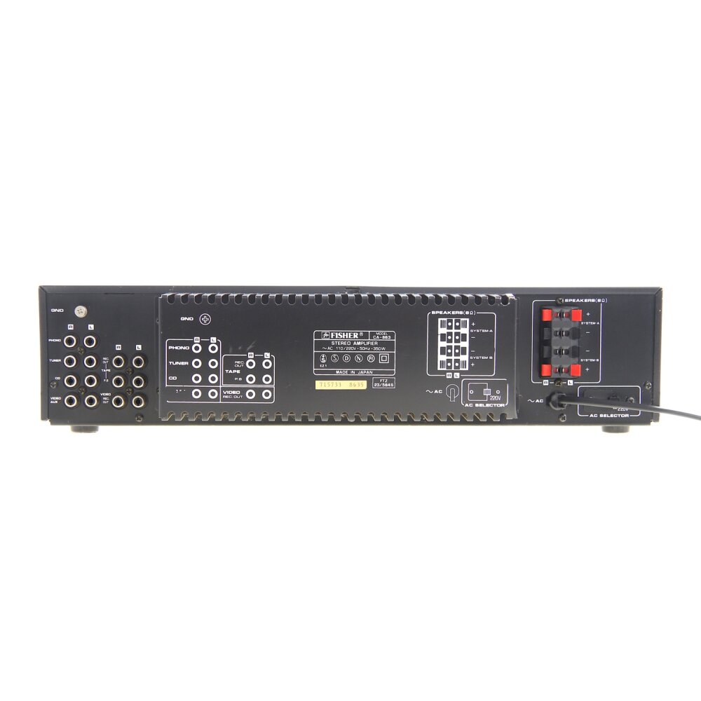 Fisher CA-863 Stereo Amplifier Verstärker mit Phono