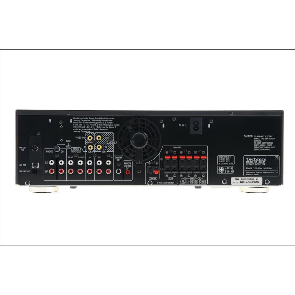 Technics SA-GX550 AV Control Stereo Receiver