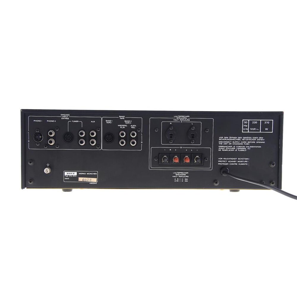 Uher VG850 Stereo Amplifier Verstärker