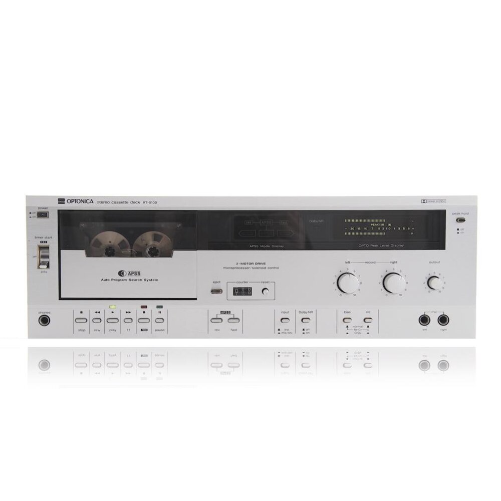 Optonica RT-5100 Stereo Kassettendeck Cassetten Deck Tape Deck