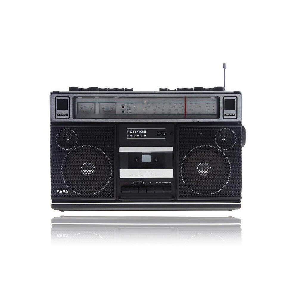 Saba RCR405 Radio-Kassette Kombination Boombox Ghettoblaster
