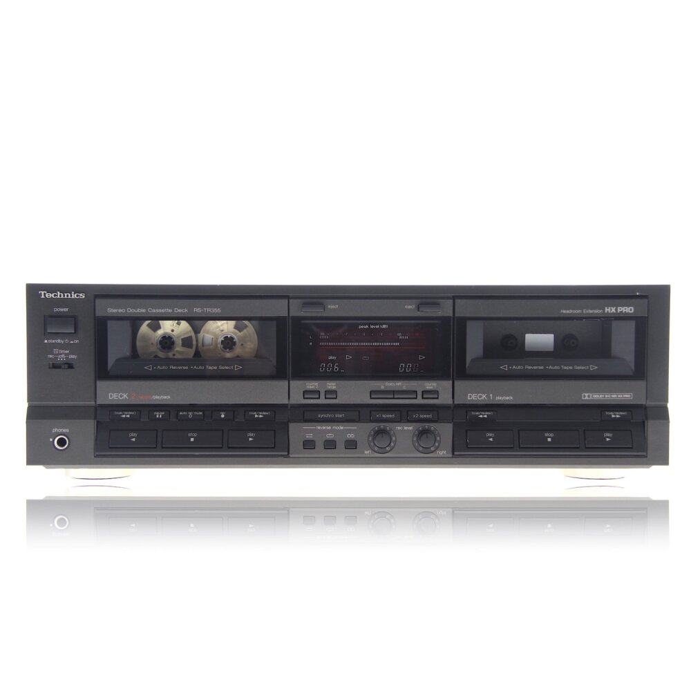 Technics RS-TR355 Stereo Kassettendeck Cassetten Deck Tape Deck